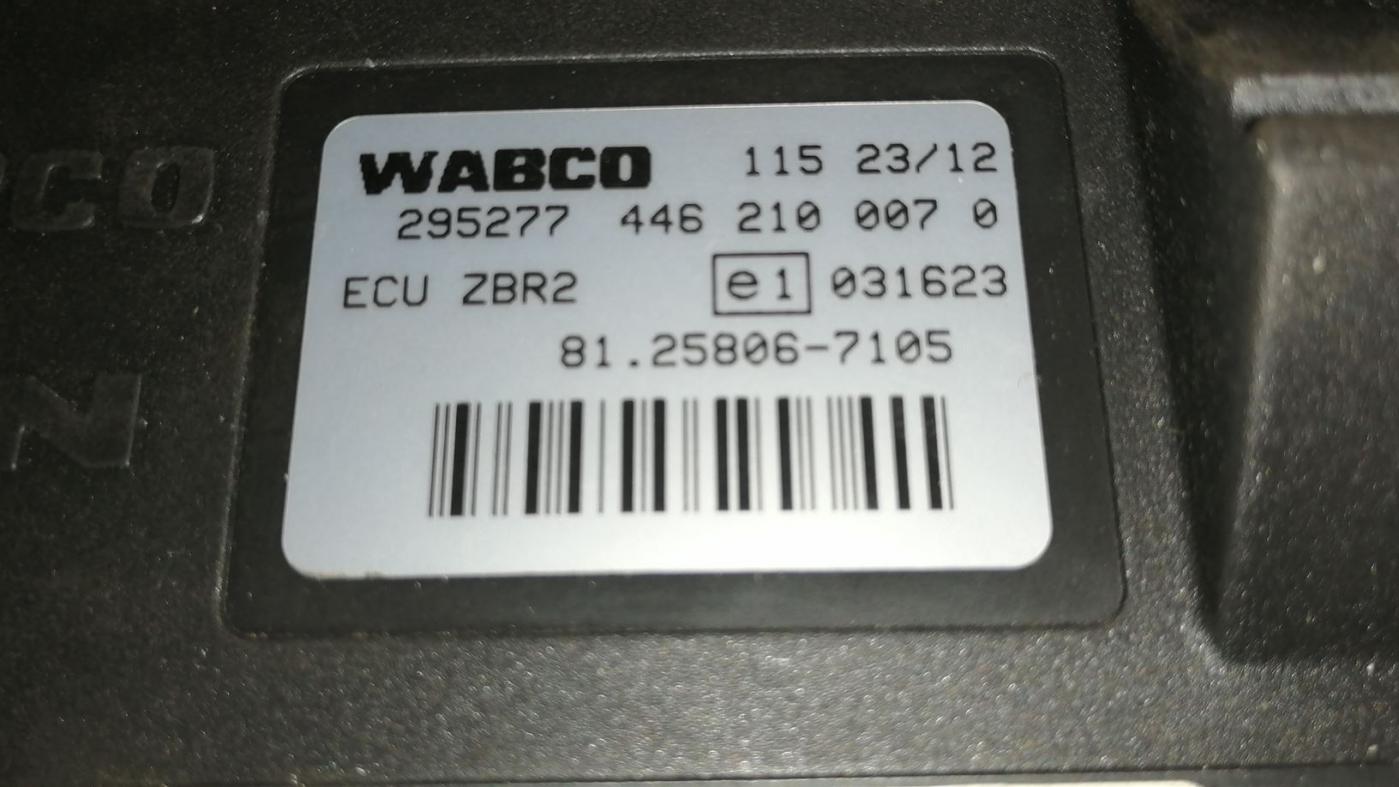 MAN ZBR / ZBR2 - ECU units ZBR / ZBR2 WABCO 4462100000 / 4462100020 ...